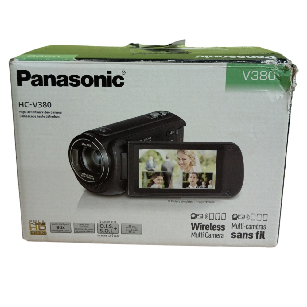 Panasonic HC-V380 Full HD Camcorder 50x Zoom Black FULL HD WiFi - Own4Less